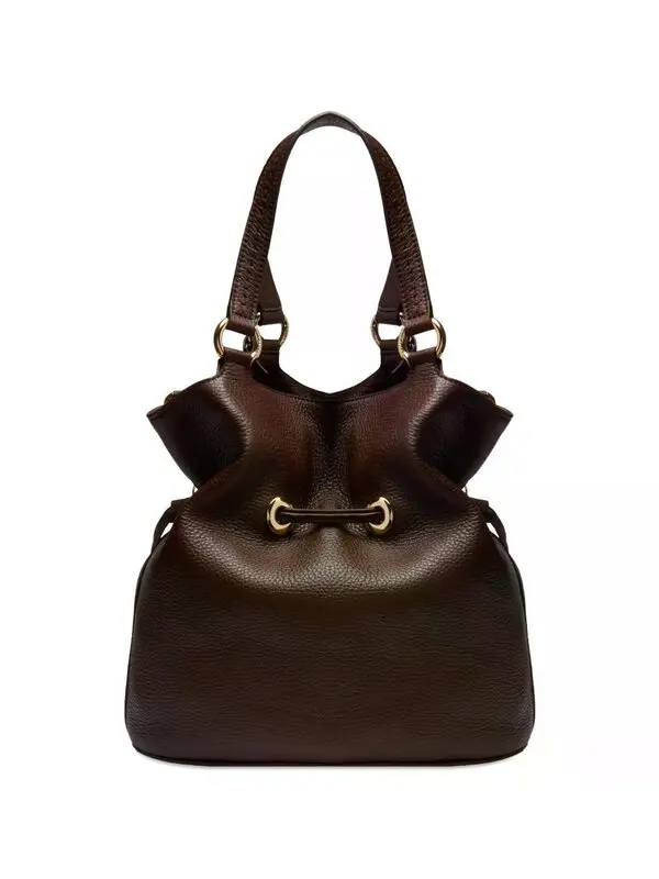 LANCEL Premier Flirt Leather Bucket Bag - Brown