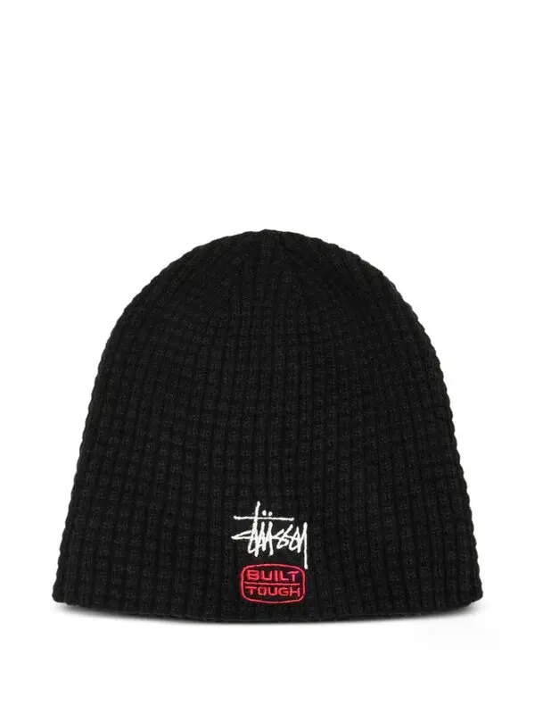 StÜssy Tough Skullcap Beanie Hat - Black