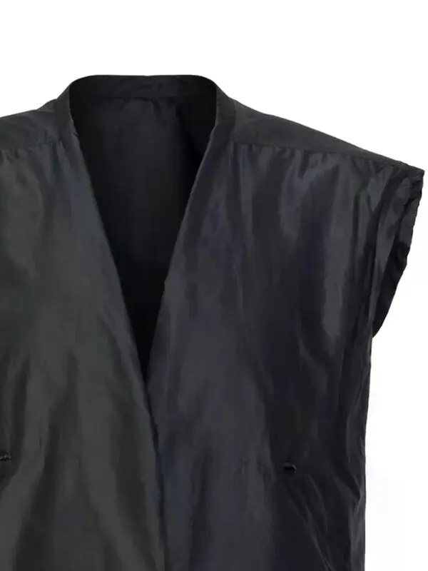 Rick Owens Sleeveless V-neck Jacket