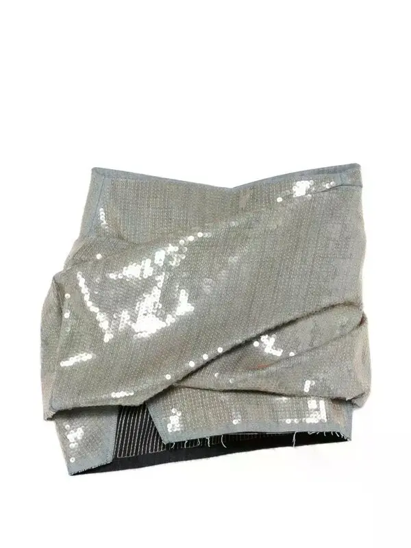 Rick Owens Sequin-embellished Mini Skirt