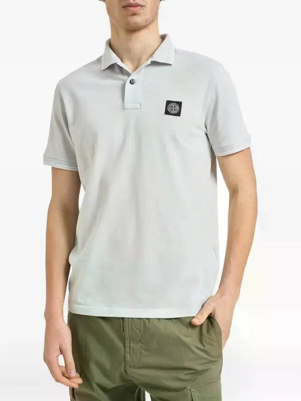Stone Island Logo-patch Polo Shirt