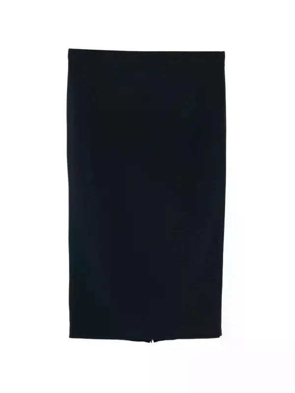 Marina Rinaldi Zipped Slit Pencil Skirt