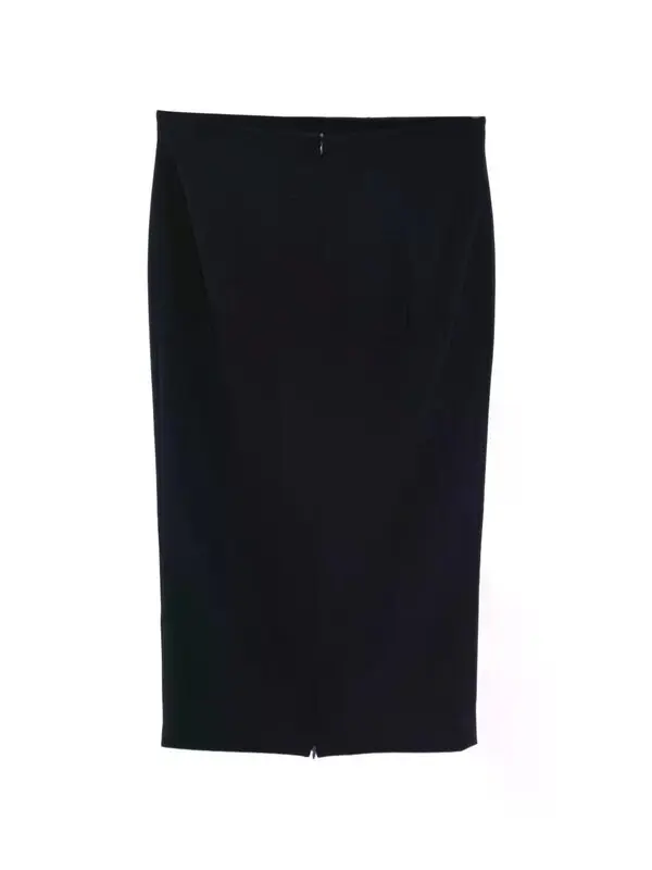 Marina Rinaldi Zipped Slit Pencil Skirt