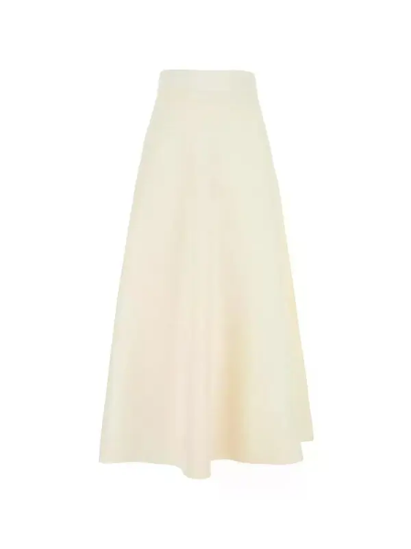 Max Mara Abbono A-line Midi Skirt - Neutrals