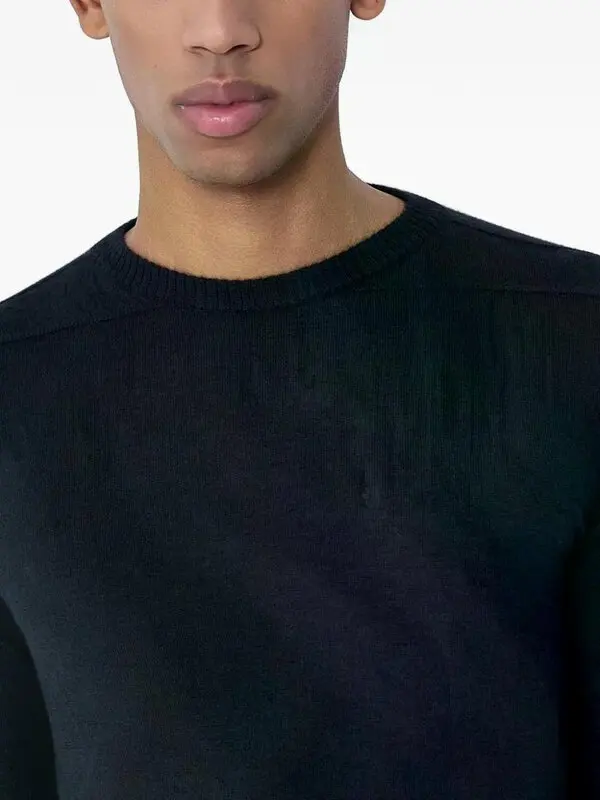 Rick Owens Ribbed Crew-neck Sweater