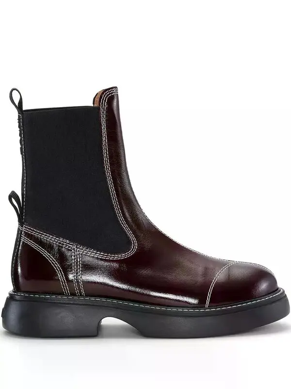 GANNI Contrast-stitching Boots