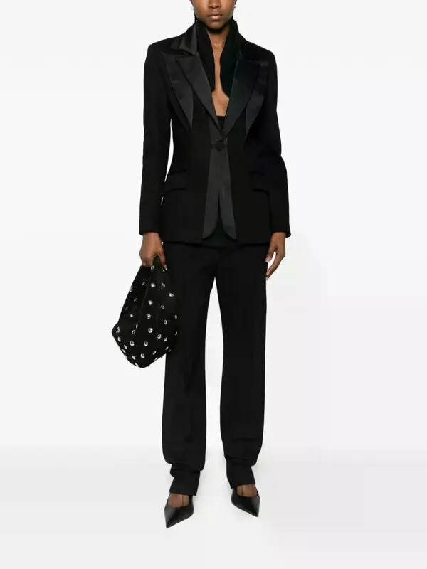 MITILIANE COUTURE Double Lapel Tuxedo Jacket