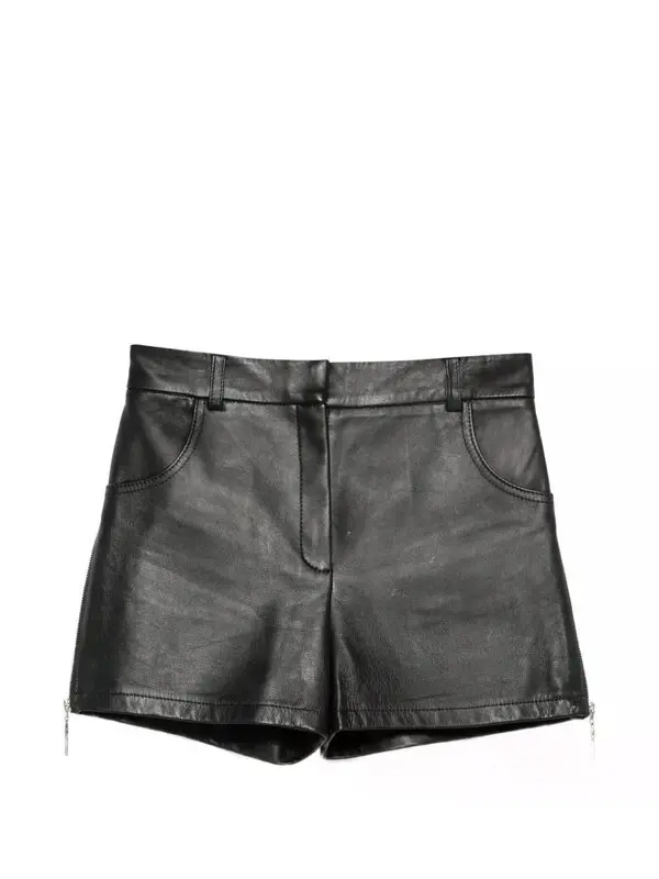 MITILIANE COUTURE Side-zip Leather Short