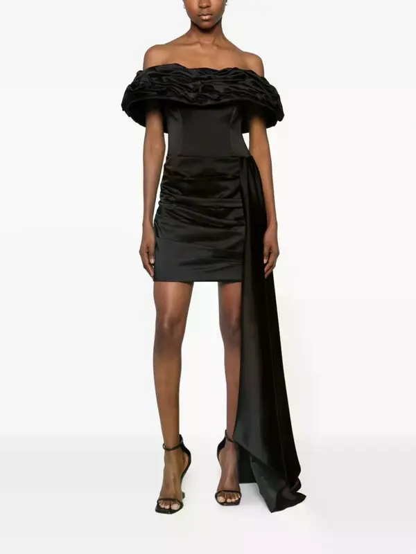 MITILIANE COUTURE Ruffled Train Dress