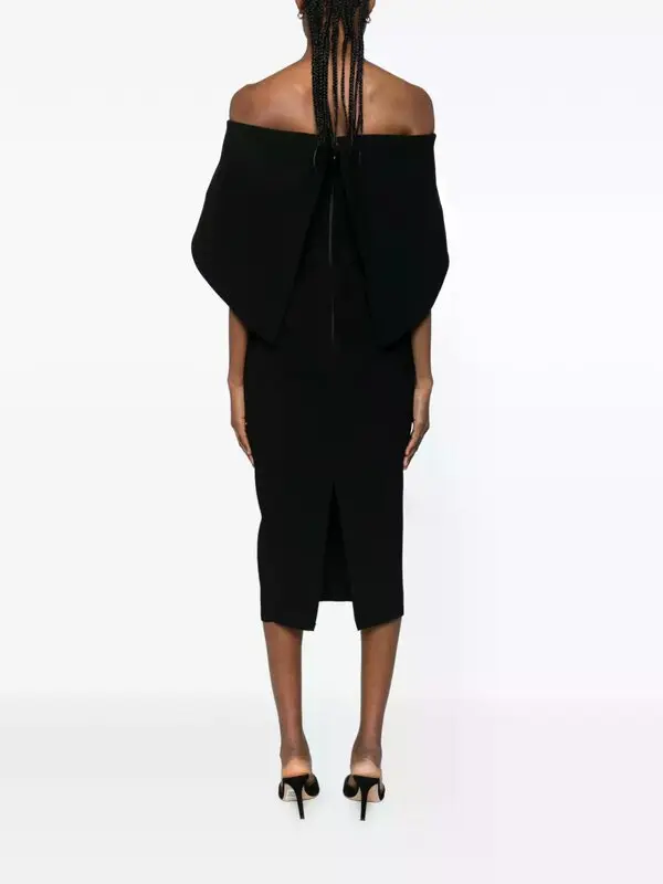 MITILIANE COUTURE Asymmetric-bust Midi Dress