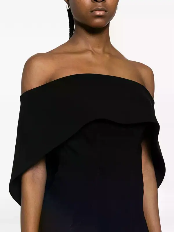 MITILIANE COUTURE Asymmetric-bust Midi Dress