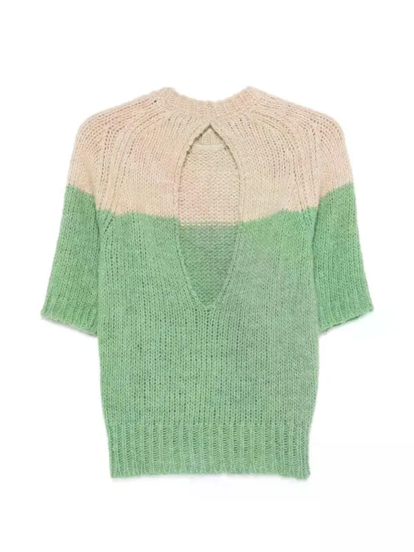 N°21 Colour-block Sweater