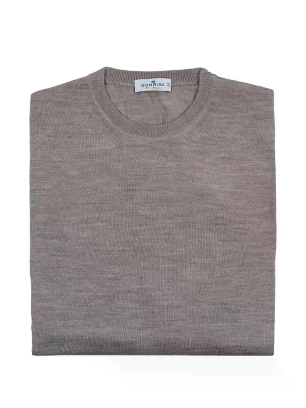 SONRISA Crew-neck Wool Sweater