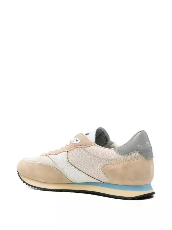 Philippe Model Triangle Logo Sneakers - Neutrals
