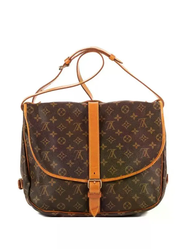 LOUIS VUITTON 35 Saumur Shoulder Bag