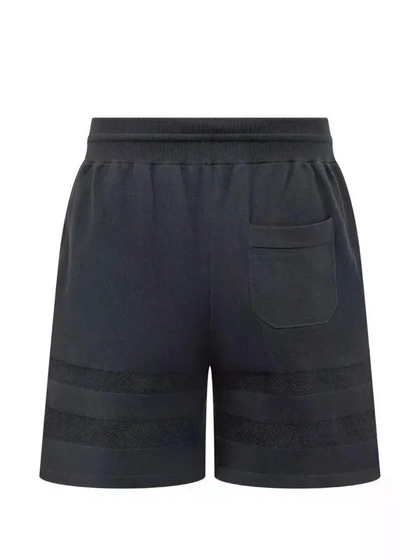 Givenchy Striped Drawstring Shorts - Blue