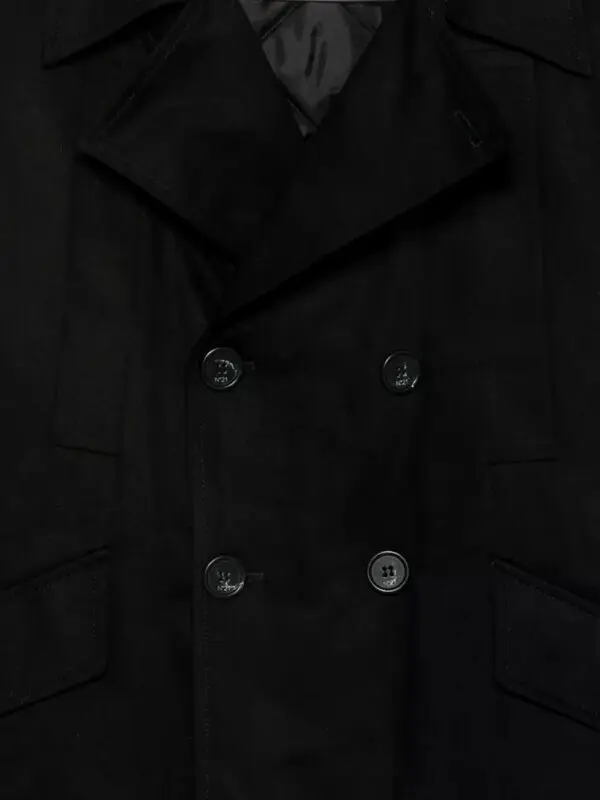 N°21 Double-breasted Woven Coat