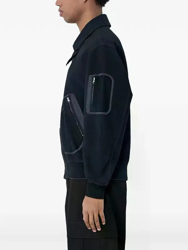 MOOS STUDIO Zip-up Bomber Jacket