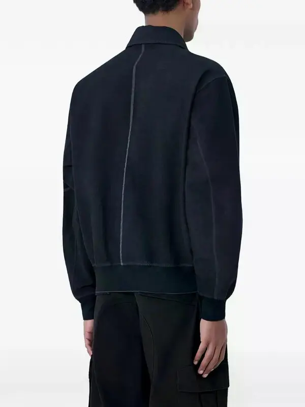 MOOS STUDIO Zip-up Bomber Jacket