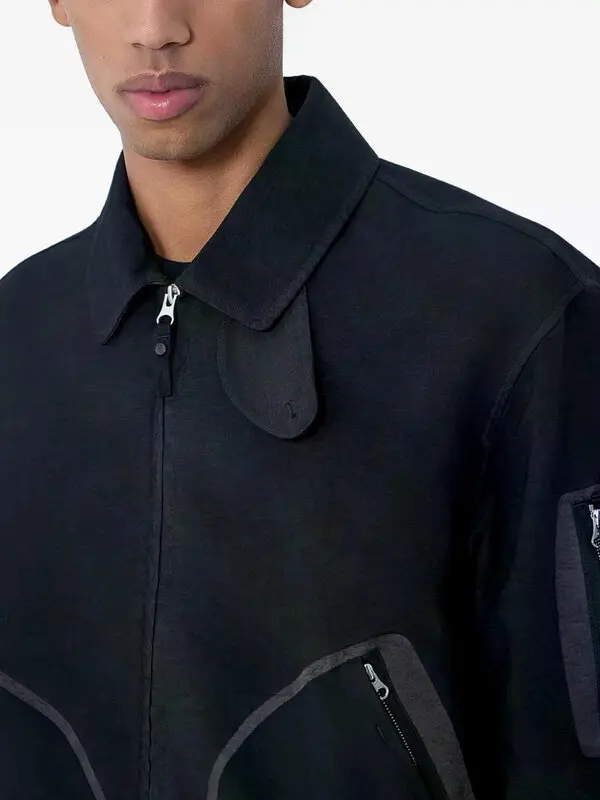 MOOS STUDIO Zip-up Bomber Jacket