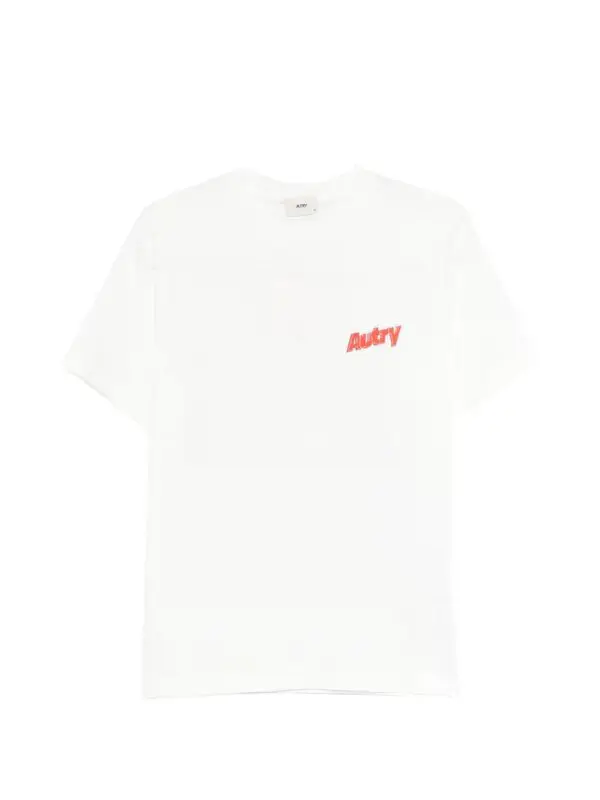 AUTRY Logo-print T-shirt - White