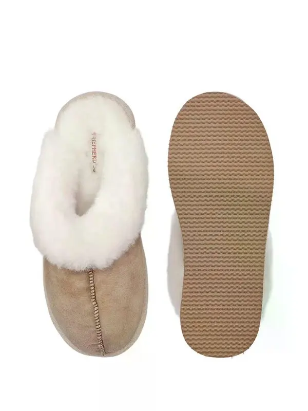 SHEPHERD Fur-trim Slippers