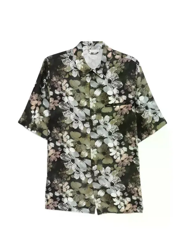 Iceberg Floral-pattern Shirt - Green