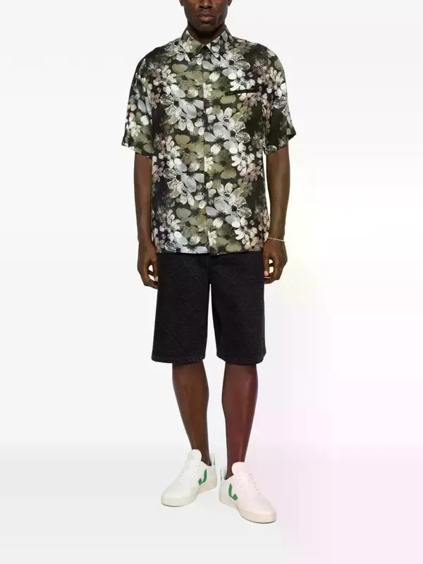 Iceberg Floral-pattern Shirt - Green
