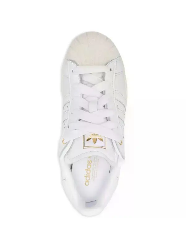 Adidas Superstar Lace-up Sneakers - White