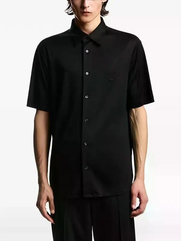 Emporio Armani Logo-detail Short-sleeve Shirt