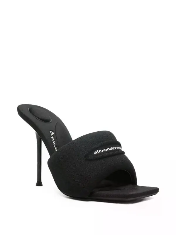 Alexander Wang Square-toe Heeled Mules