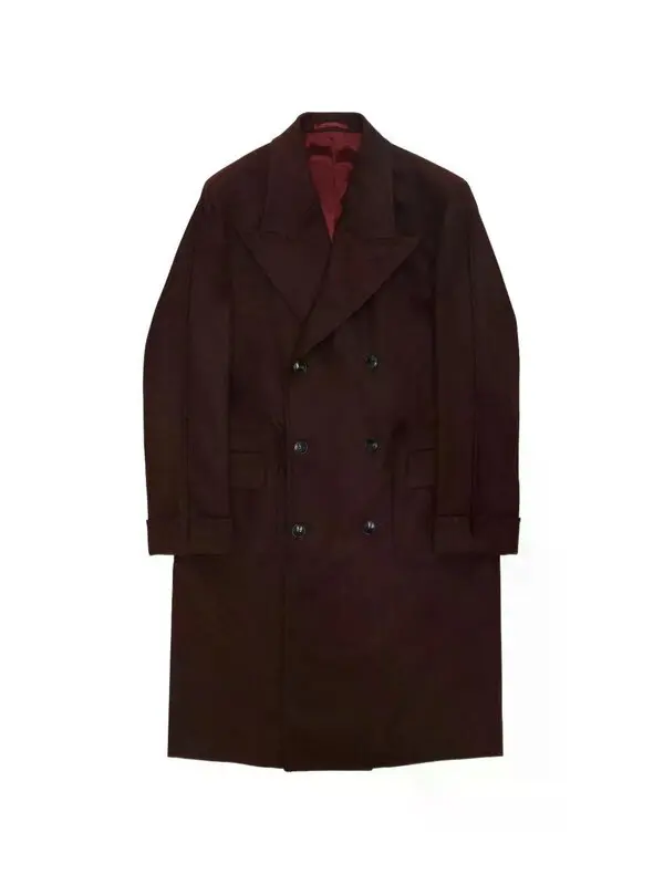 FORTELA Bogart Double-breasted Coat - Red
