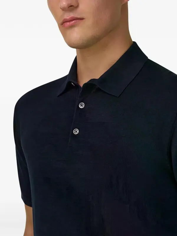 Boggi Milano Branded-button Polo Shirt
