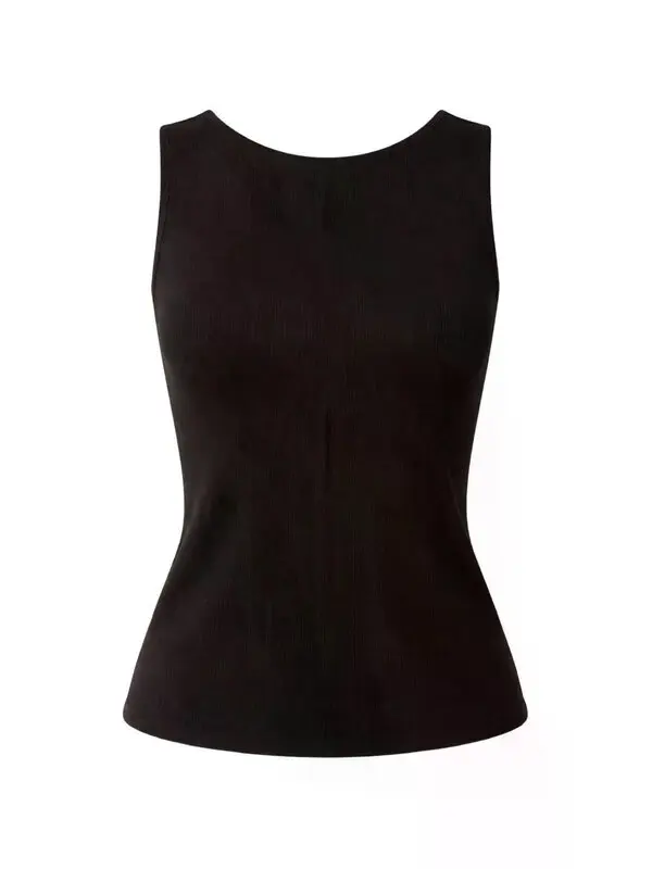 REFORMATION Monaco Reversible Tank Top - Black