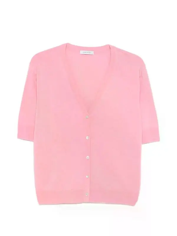 PHILO-SOFIE Buttoned V-neck Cardigan - Pink