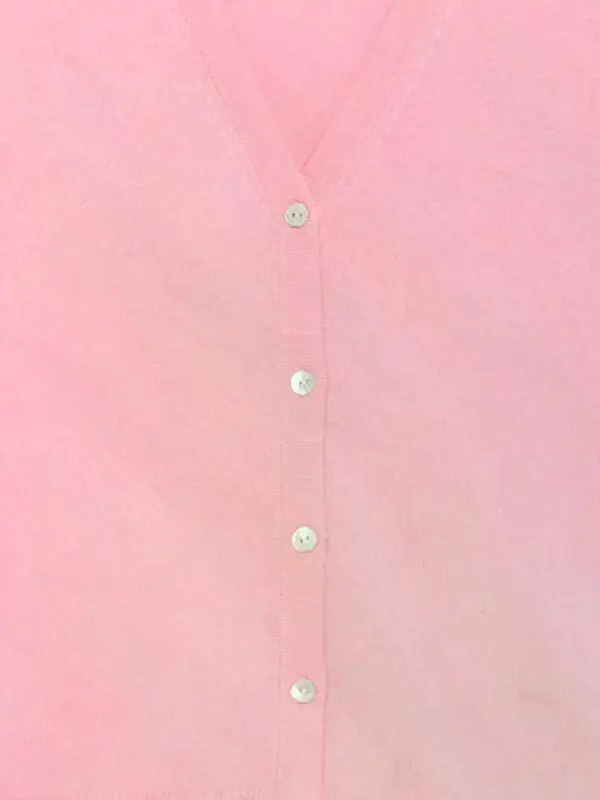 PHILO-SOFIE Buttoned V-neck Cardigan - Pink