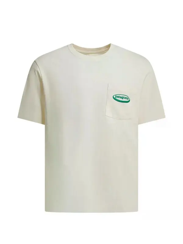 Patagonia Chest-pocket Logo-detail T-shirt - Neutrals