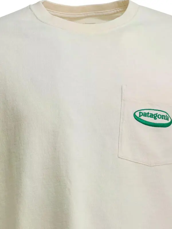 Patagonia Chest-pocket Logo-detail T-shirt - Neutrals