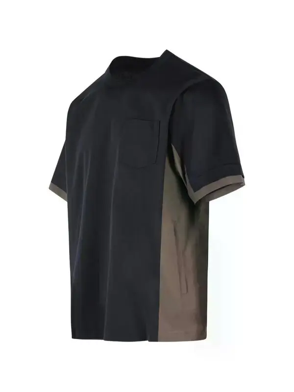 Sacai Patch-pocket Stitch-detail T-shirt