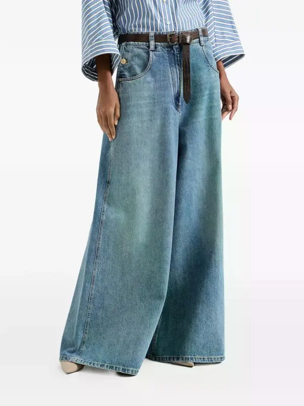Brunello Cucinelli Wide-leg Jeans