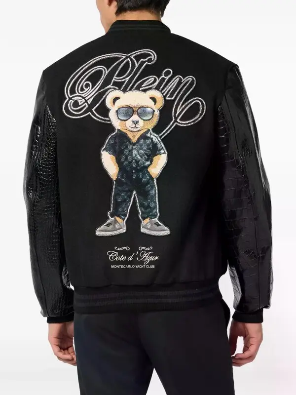 Philipp Plein Embroidered Bomber Jacket