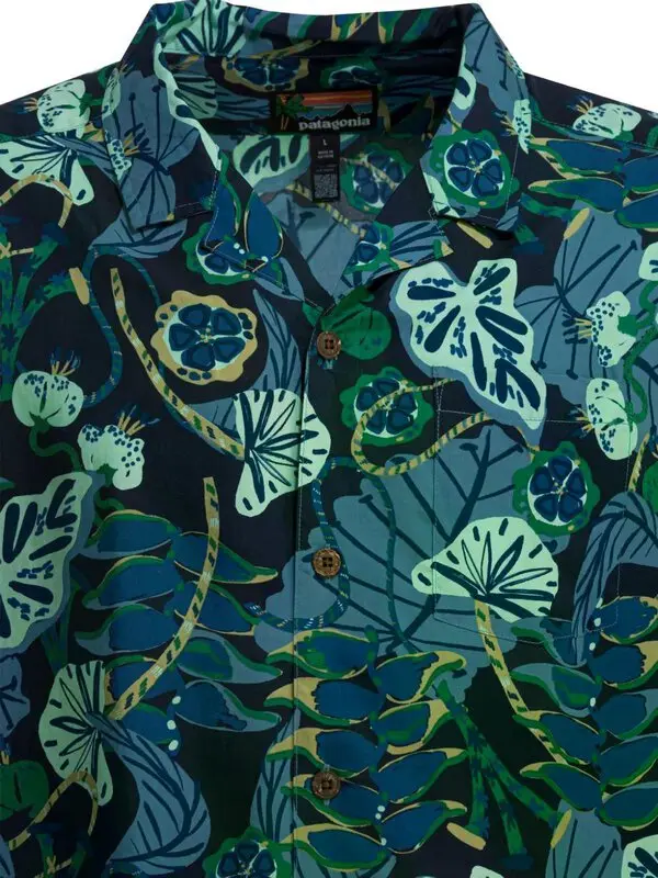 Patagonia Floral-print Shirt - Blue