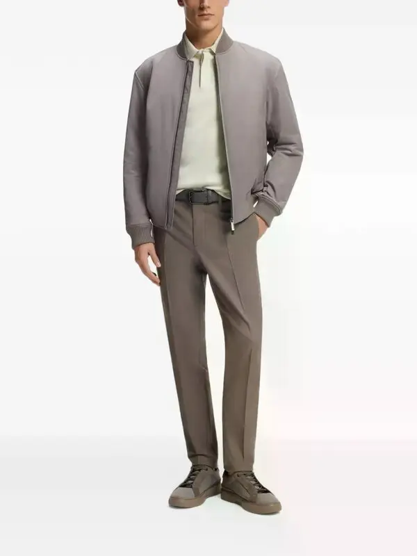 BOSS X Aston Martin Polo Shirt In Wool-cotton Piqu - Neutrals