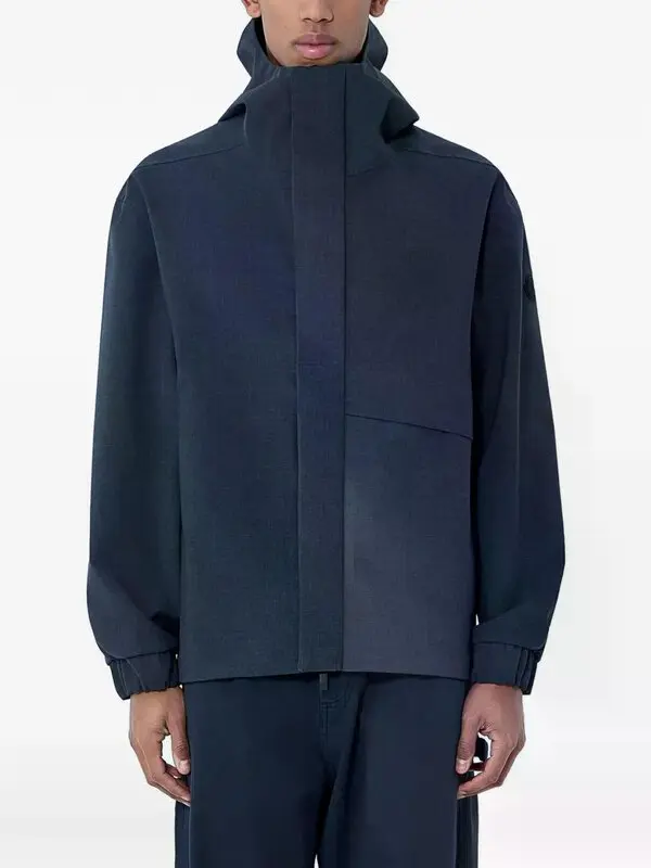 Moncler High-collar Jacket - Blue