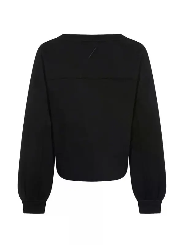 THOM KROM Cuffed Cropped Sweatshirt