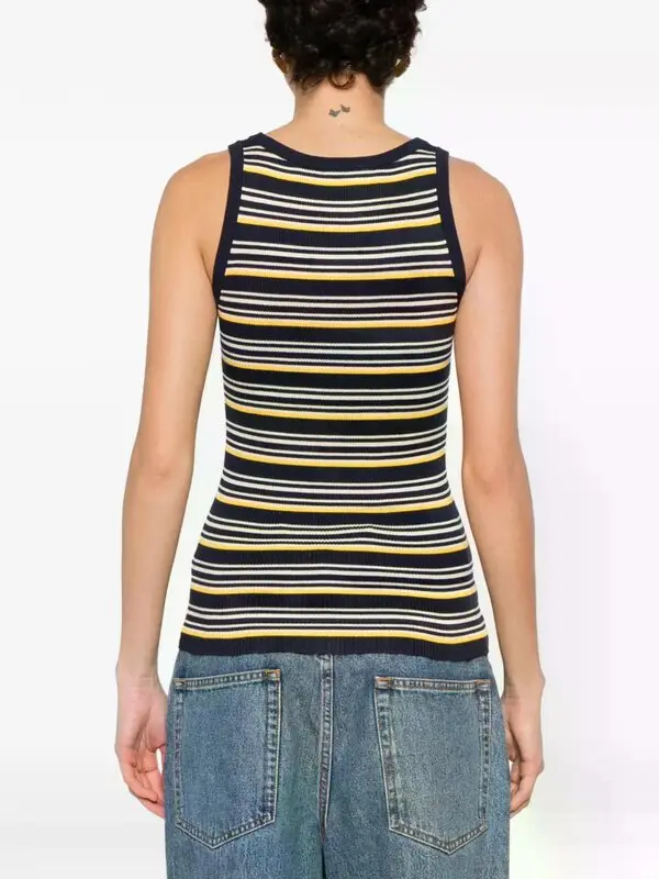 Miu Miu Striped Tank Top - Blue