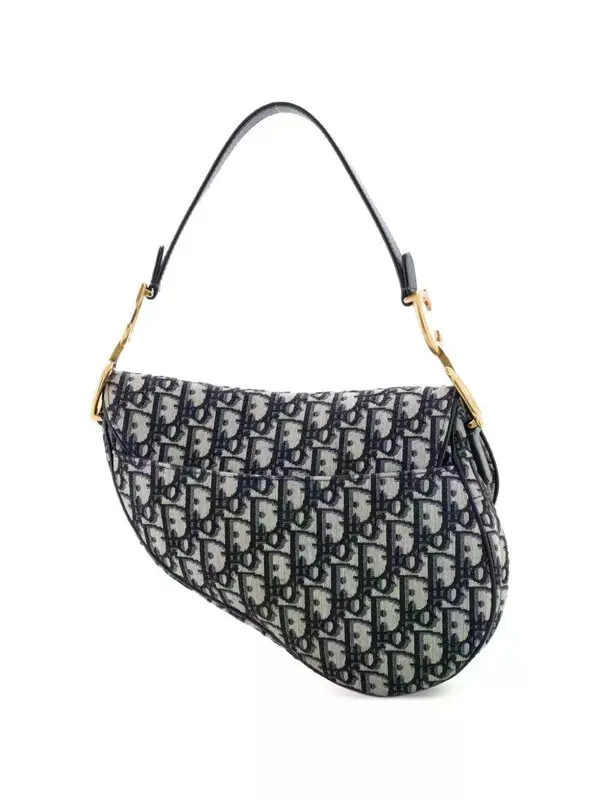 Dior Saddle Bag Oblique Canvas - Blue