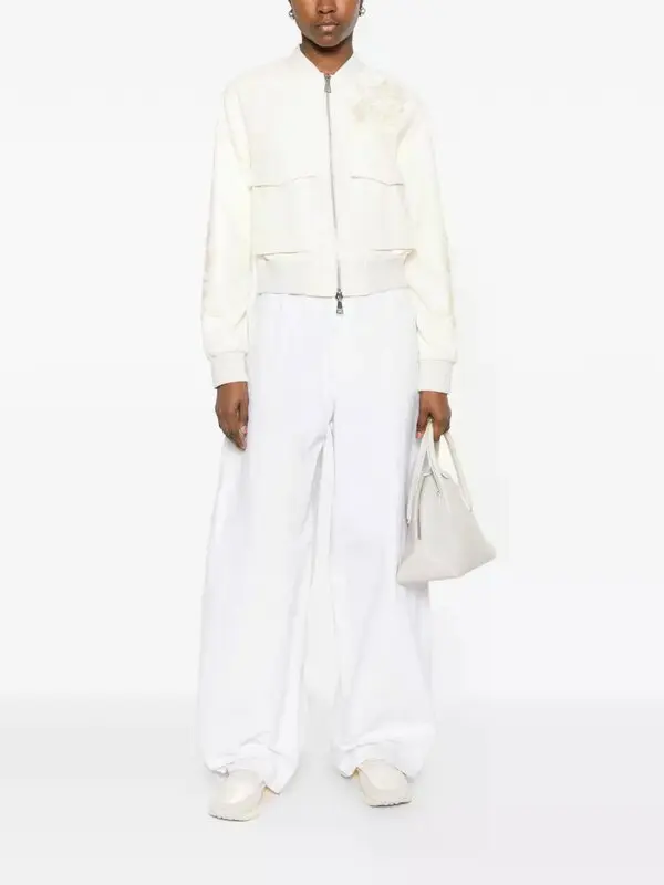 ERMANNO FIRENZE Embroidered Bomber Jacket