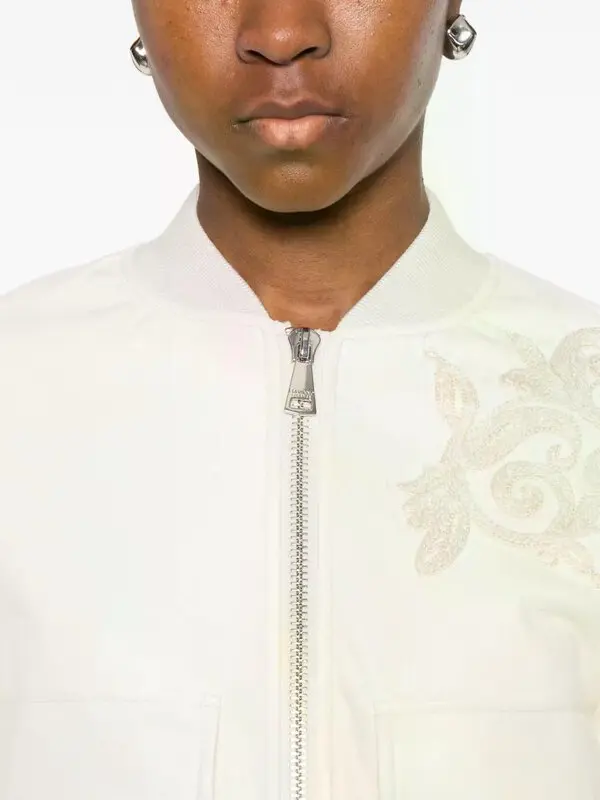 ERMANNO FIRENZE Embroidered Bomber Jacket