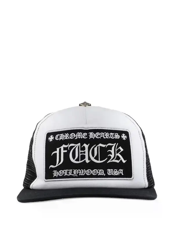 Chrome Hearts Hollywood Trucker Hat - White